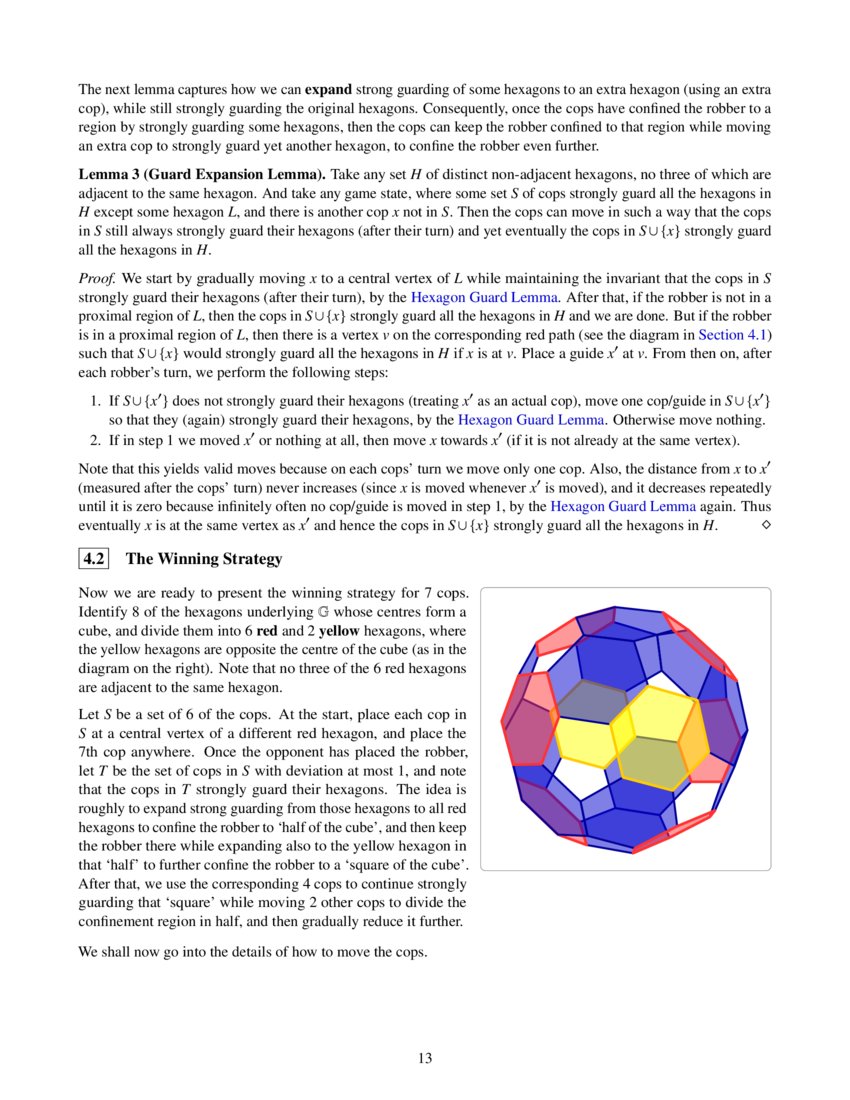 Small Connected Planar Graph with 1-Cop-Move Number 4 | DeepAI