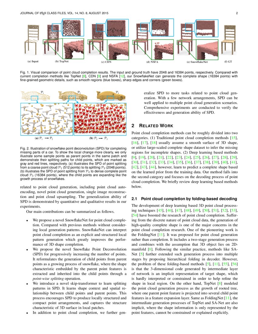 Snowflake Point Deconvolution for Point Cloud Completion and Generation with Skip-Transformer ...