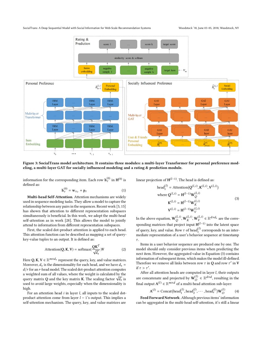 SocialTrans: A Deep Sequential Model with Social Information for Web-Scale Recommendation ...