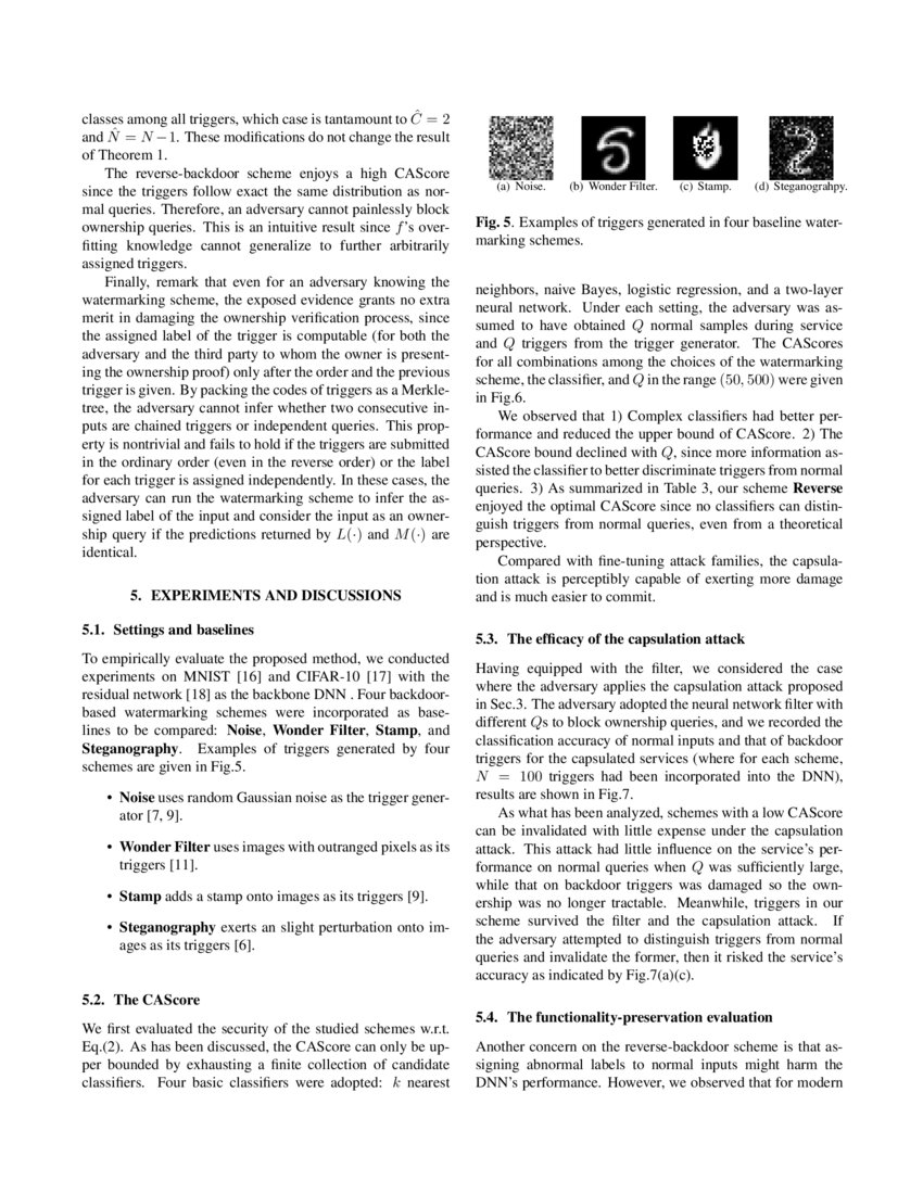 Solving The Capsulation Attack Against Backdoor Based Deep Neural 2816