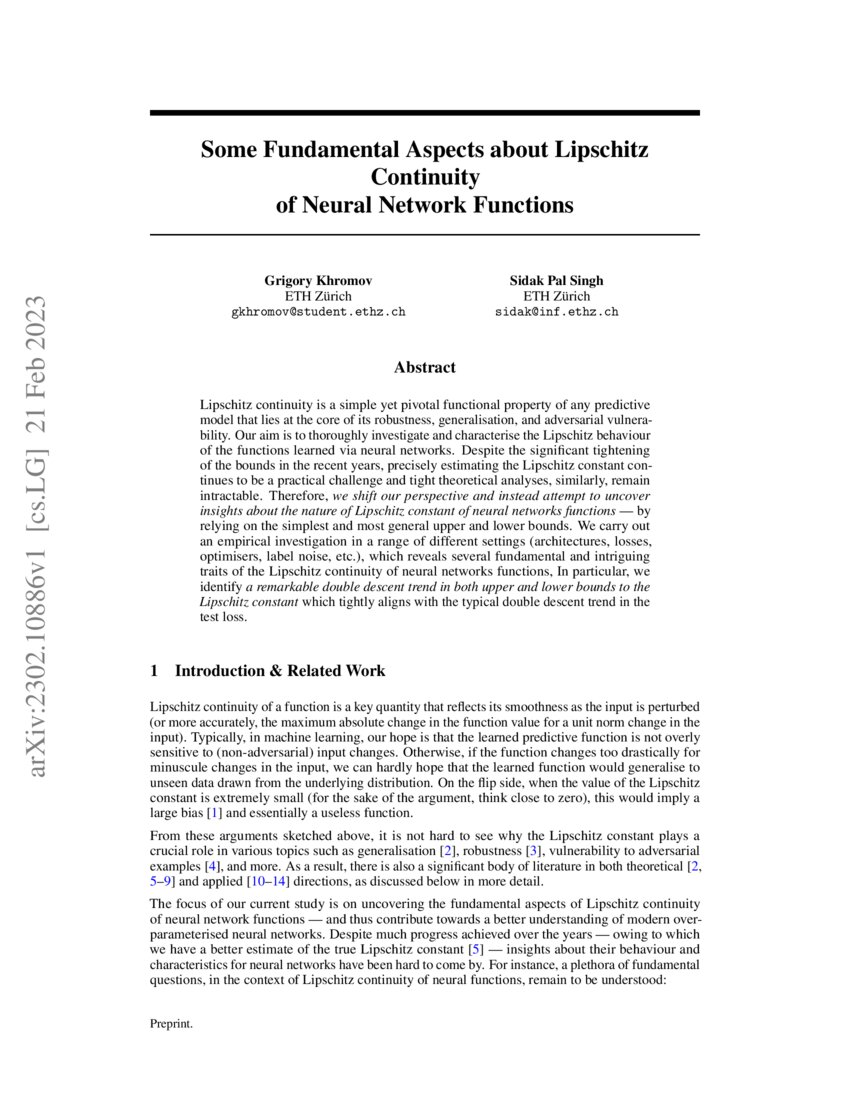 Some Fundamental Aspects About Lipschitz Continuity Of Neural Network