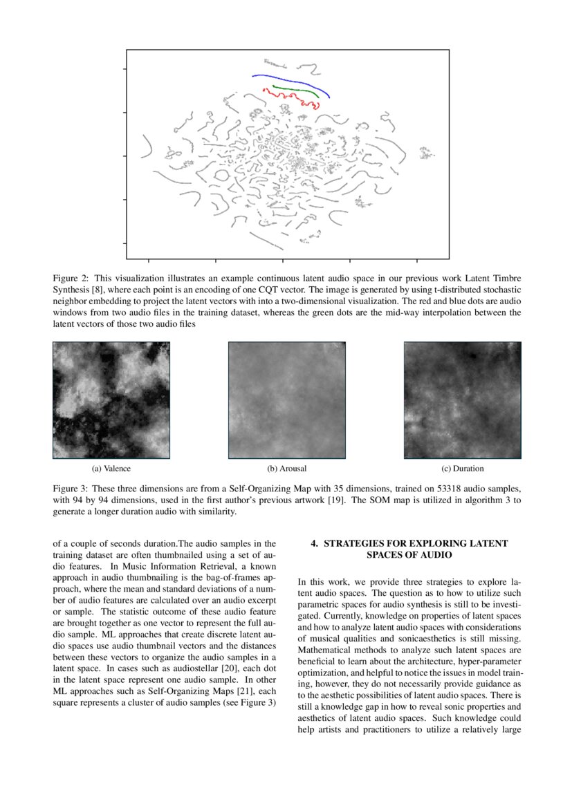 Sound Design Strategies for Latent Audio Space Explorations Using Deep ...