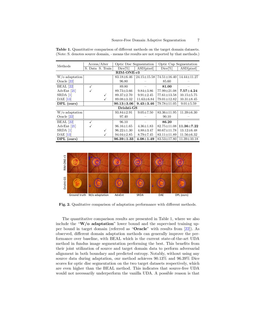 Source-Free Domain Adaptive Fundus Image Segmentation with Denoised Pseudo-Labeling | DeepAI