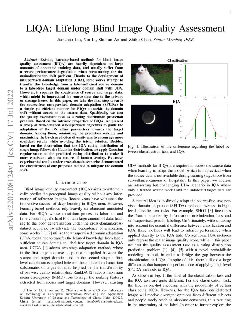 Source-free Unsupervised Domain Adaptation for Blind Image Quality Assessment | DeepAI