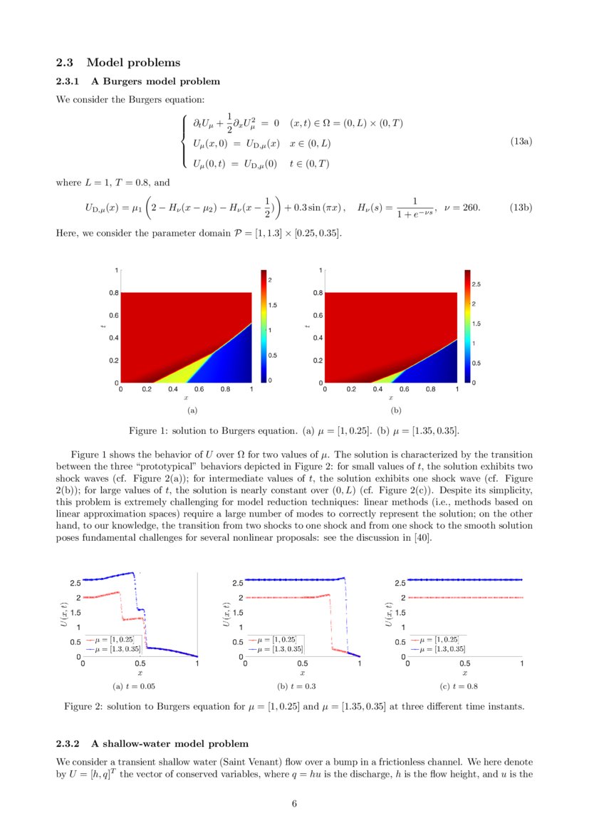 Space Time Registration Based Model Reduction Of Parameterized One Dimensional Hyperbolic Pdes