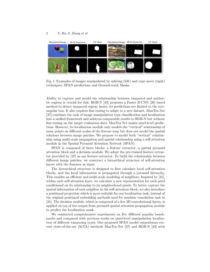 Span Spatial Pyramid Attention Network Forimage Manipulation Localization Deepai