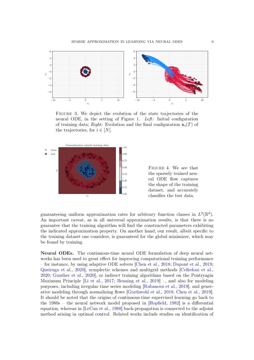 Sparse Approximation In Learning Via Neural Odes Deepai