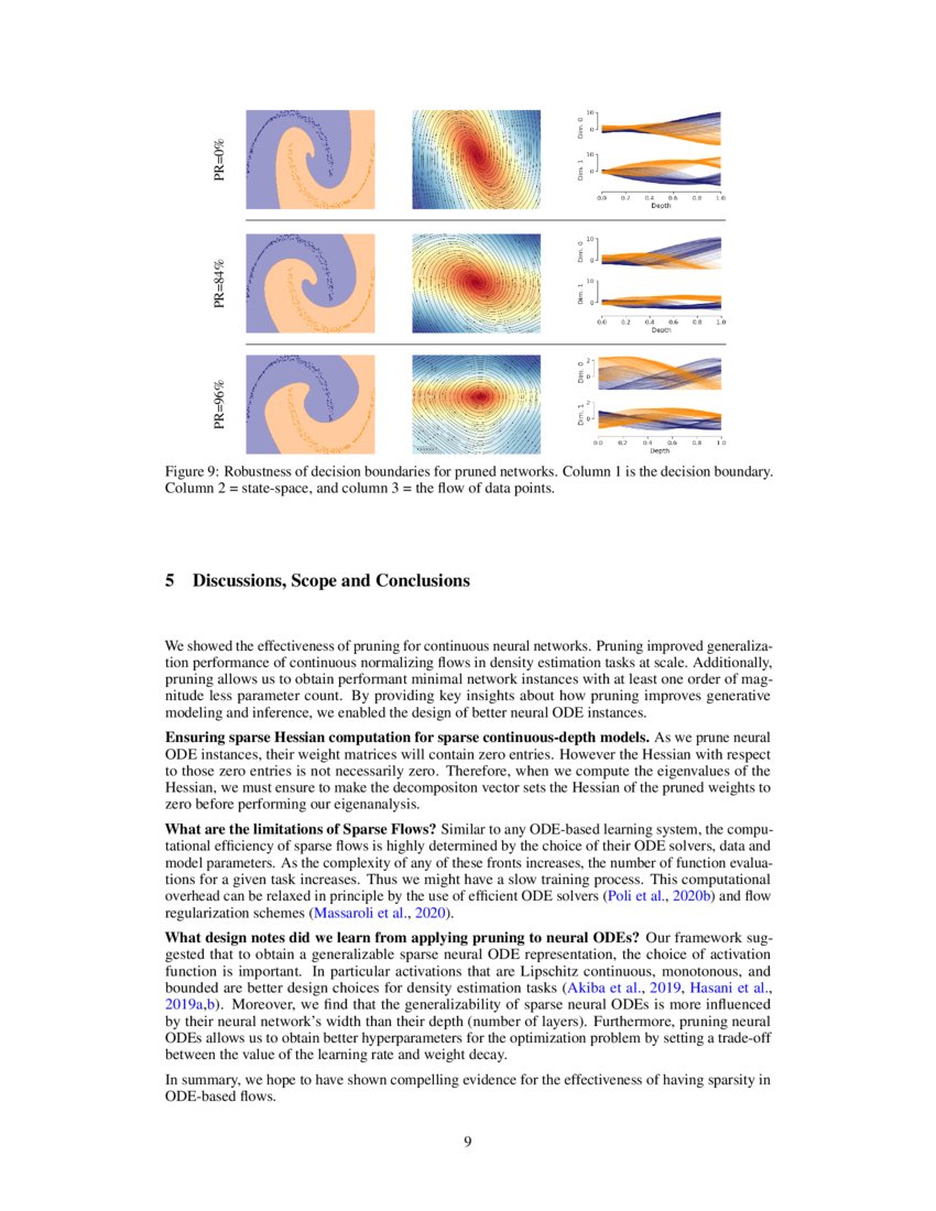 Sparse Flows: Pruning Continuous-depth Models | DeepAI