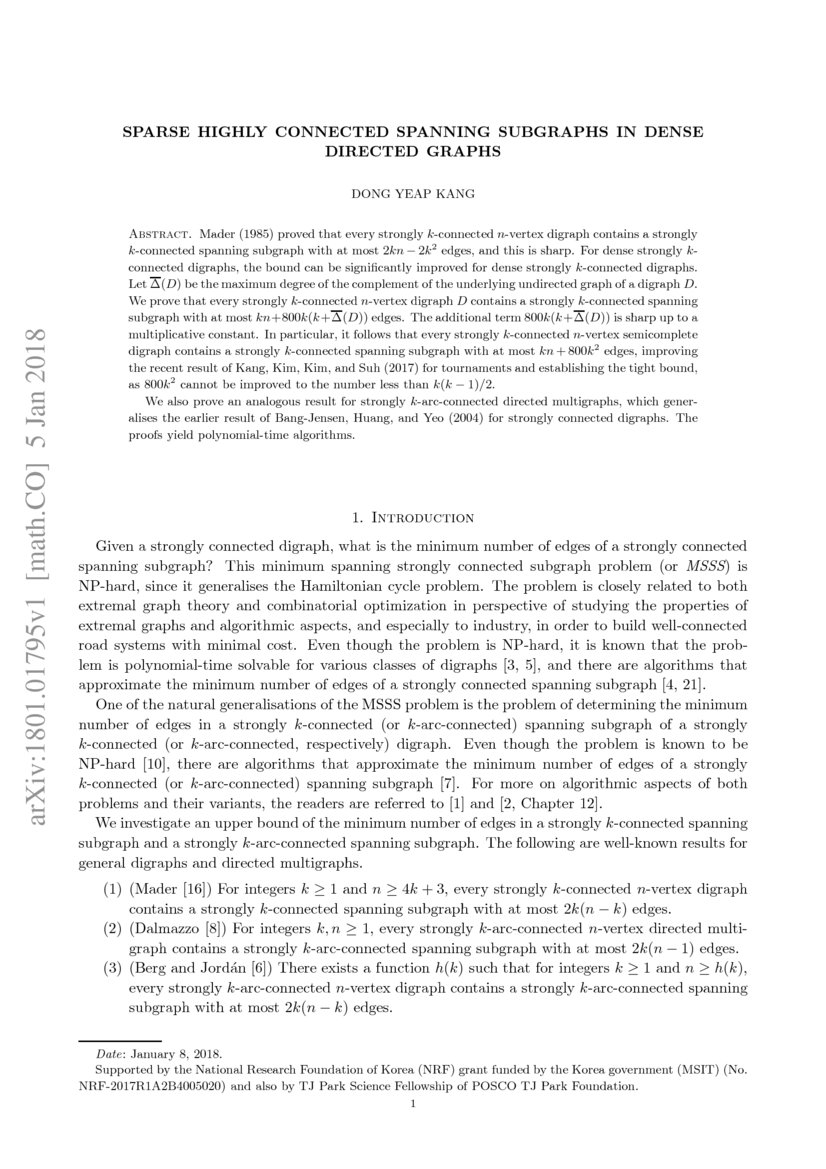 Sparse highly connected spanning subgraphs in dense directed graphs | DeepAI