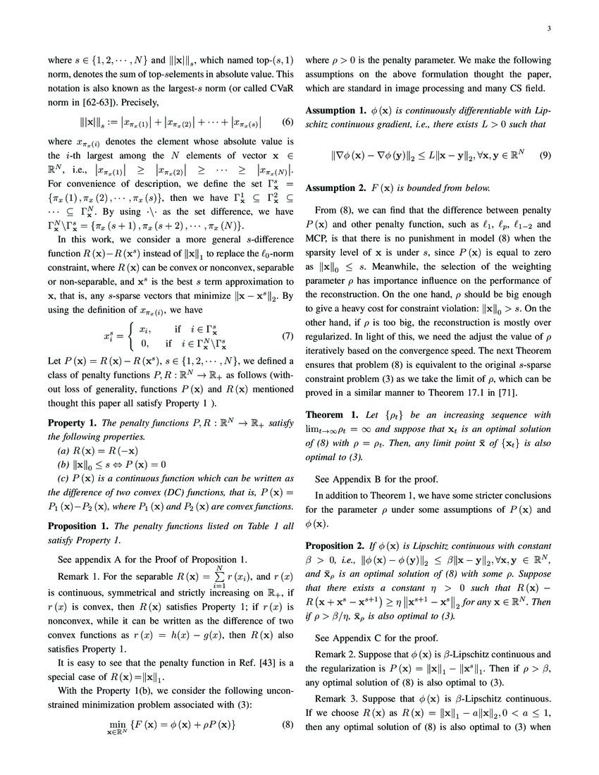 Sparse Optimization Problem with s-difference Regularization | DeepAI