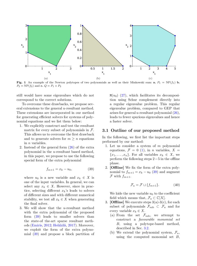 Sparse Resultant Based Minimal Solvers In Computer Vision And Their