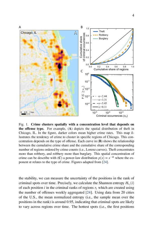 Spatial concentration and temporal regularities in crime | DeepAI