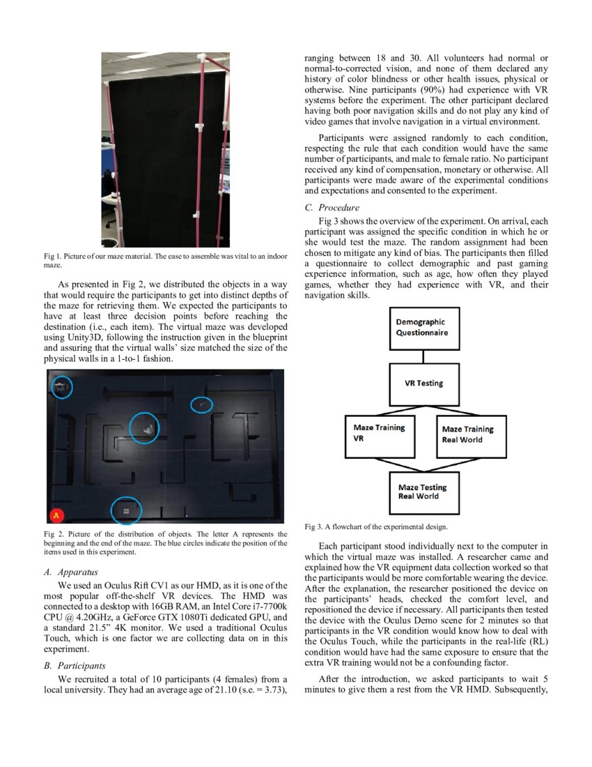 Spatial Knowledge Acquisition in Virtual and Physical Reality: A ...