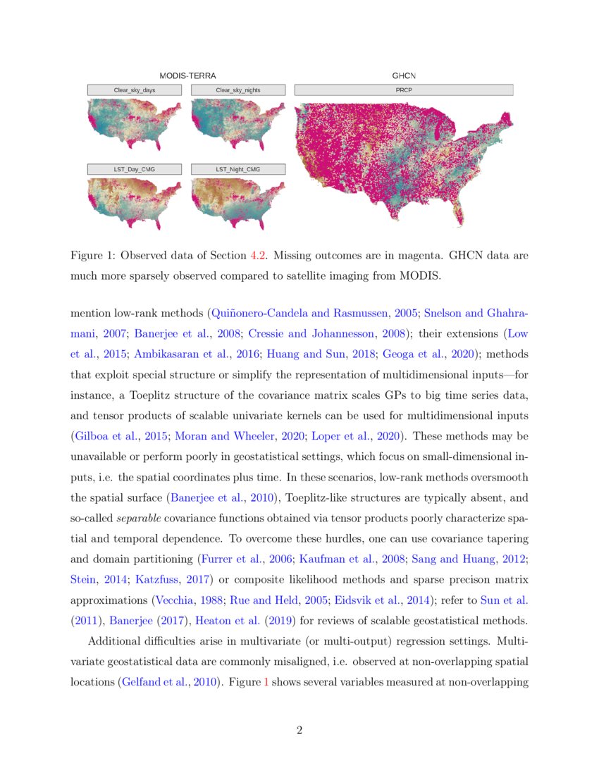 Spatial Multivariate Trees for Big Data Bayesian Regression | DeepAI