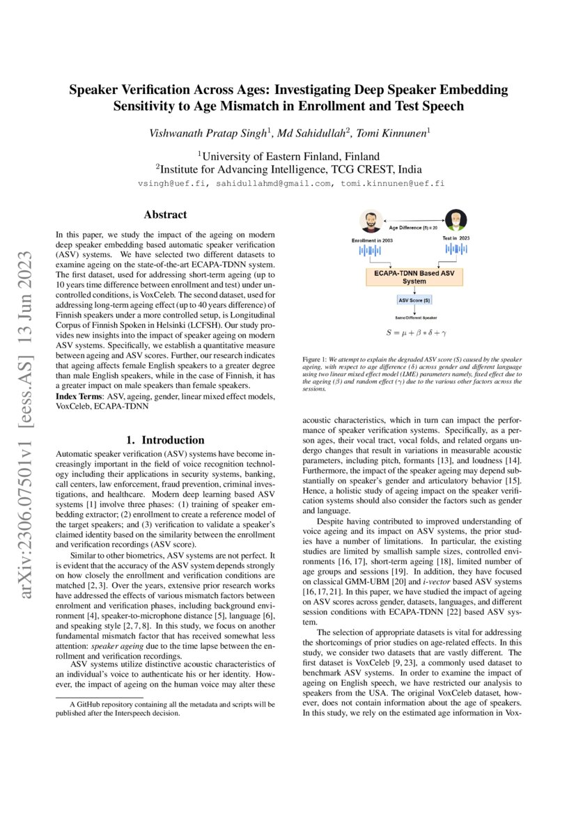 Speaker Verification Across Ages Investigating Deep Speaker Embedding Sensitivity To Age