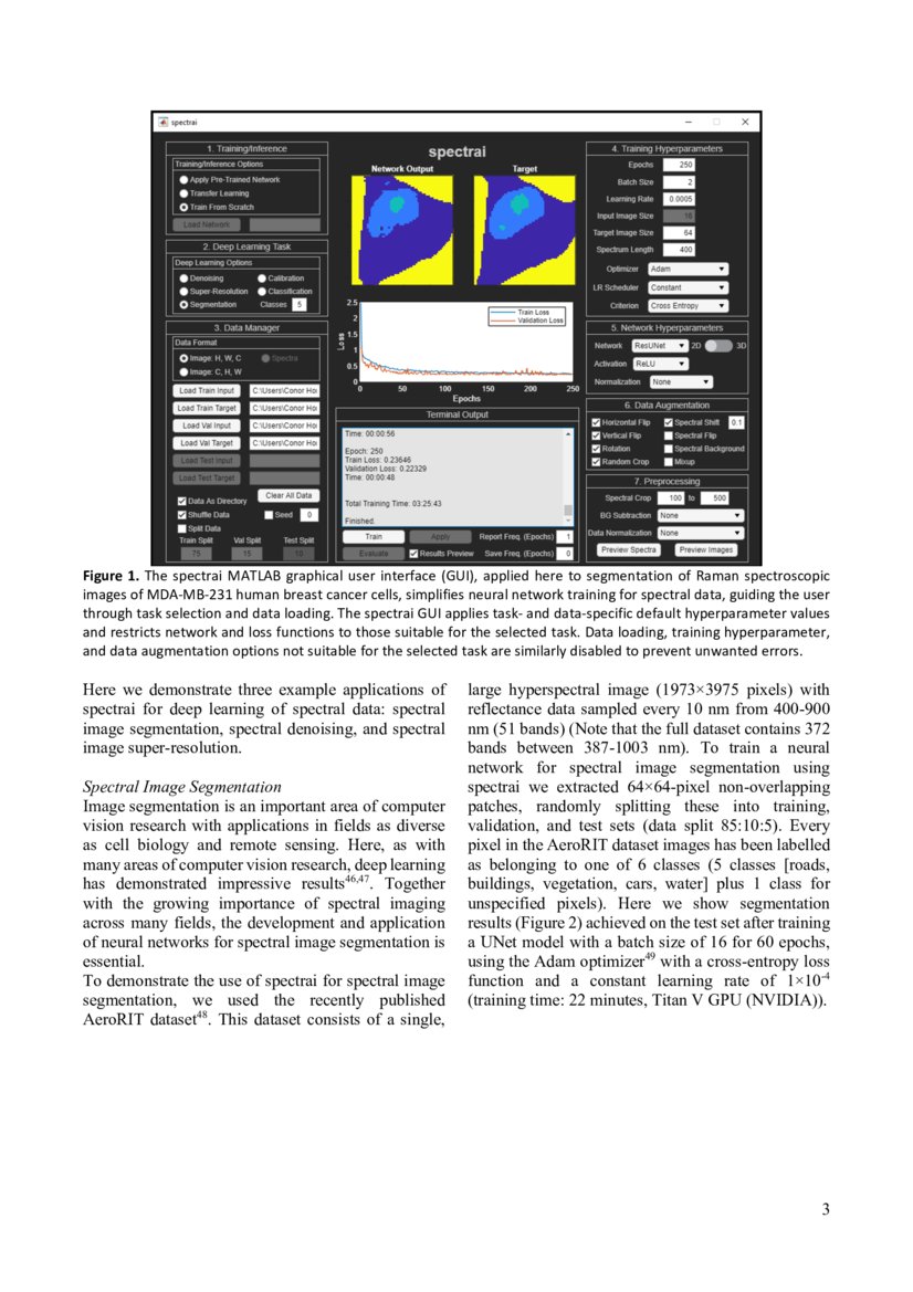 Spectrai A Deep Learning Framework For Spectral Data Deepai