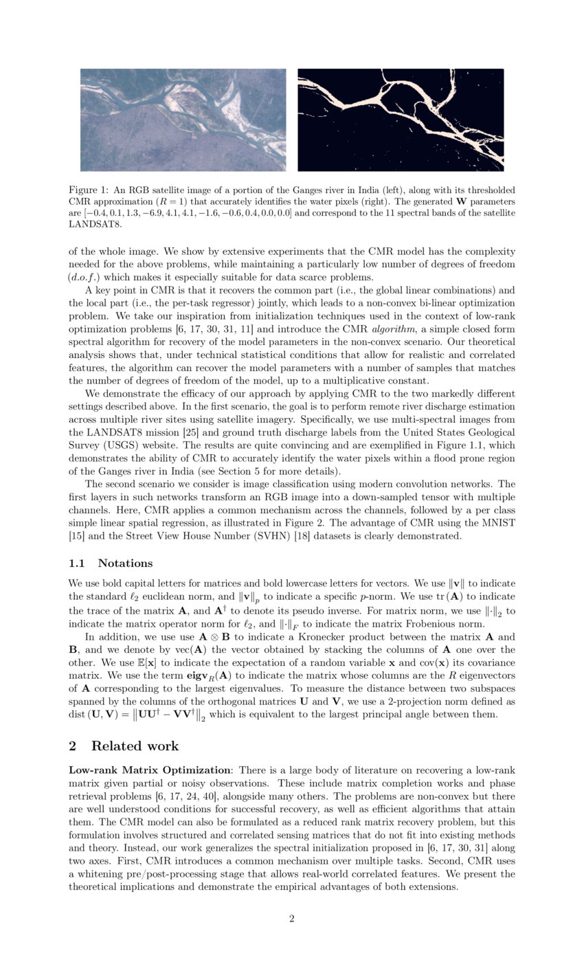 Spectral Algorithm for Low-rank Multitask Regression | DeepAI Spectral Algorithm for Low-rank Multitask Regression | DeepAI