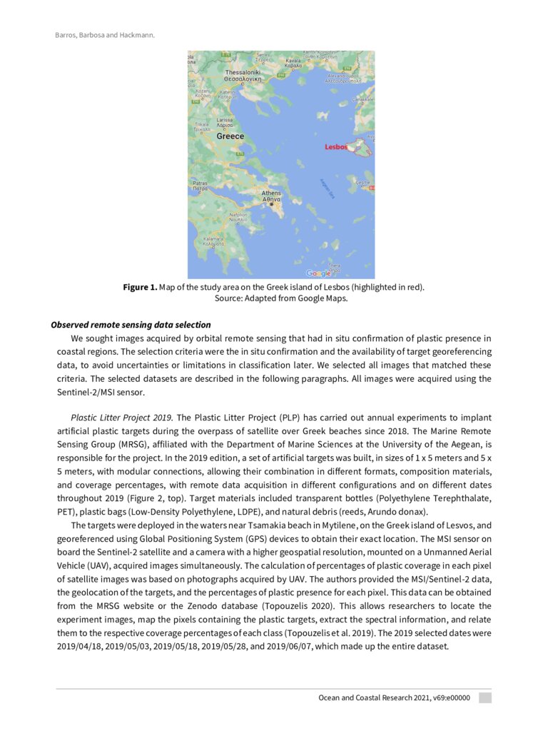 Spectral Analysis of Marine Debris in Simulated and Observed Sentinel-2/MSI Images using ...