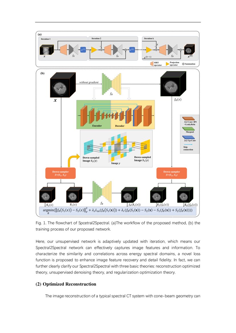 Spectral2Spectral: Image-spectral Similarity Assisted Spectral CT Deep ... Spectral2Spectral: Image-spectral Similarity Assisted Spectral CT Deep ...
