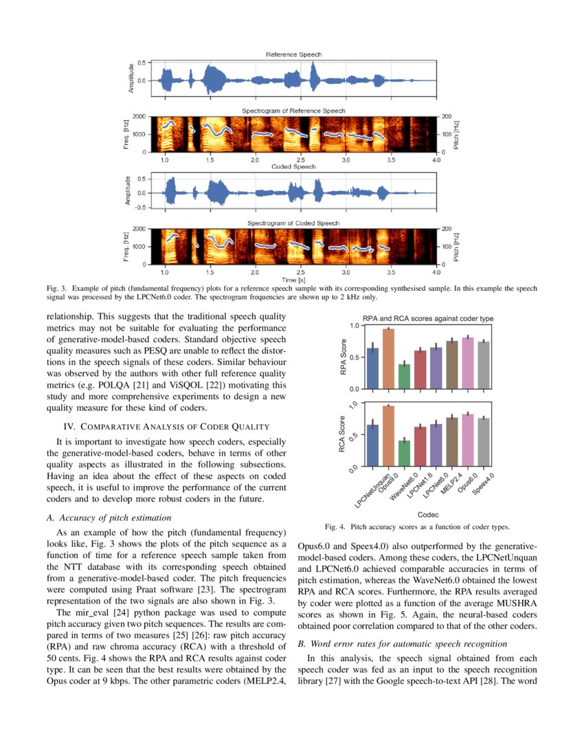 Speech Quality Factors for Traditional and Neural-Based Low Bit Rate ...