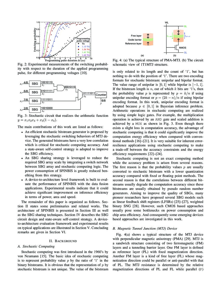 SPINBIS: Spintronics based Bayesian Inference System with Stochastic ... SPINBIS: Spintronics based Bayesian Inference System with Stochastic ...