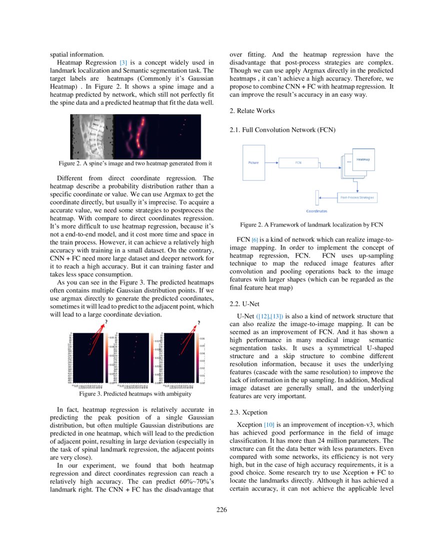 Spine Landmark Localization With Combining Of Heatmap Regression And