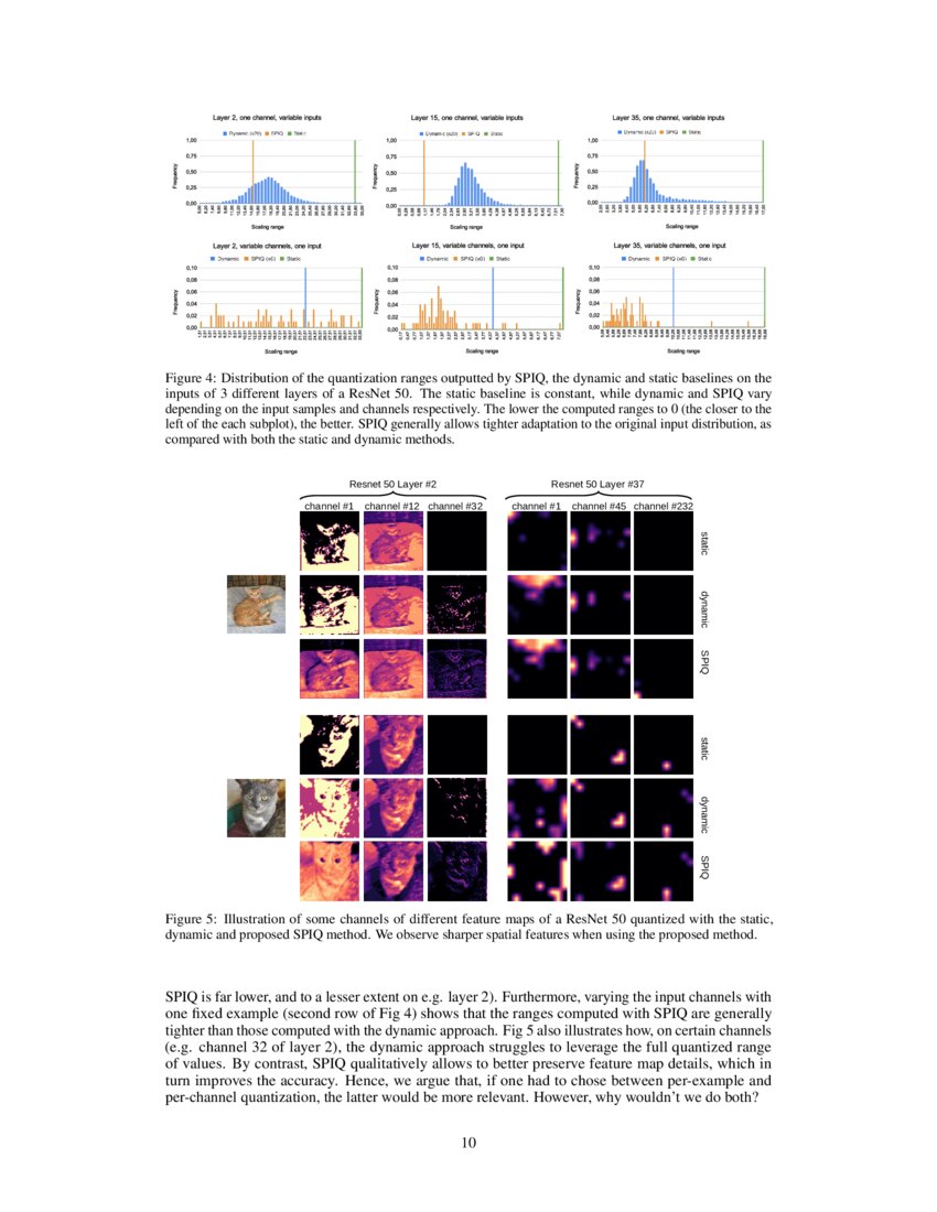 SPIQ: Data-Free Per-Channel Static Input Quantization | DeepAI