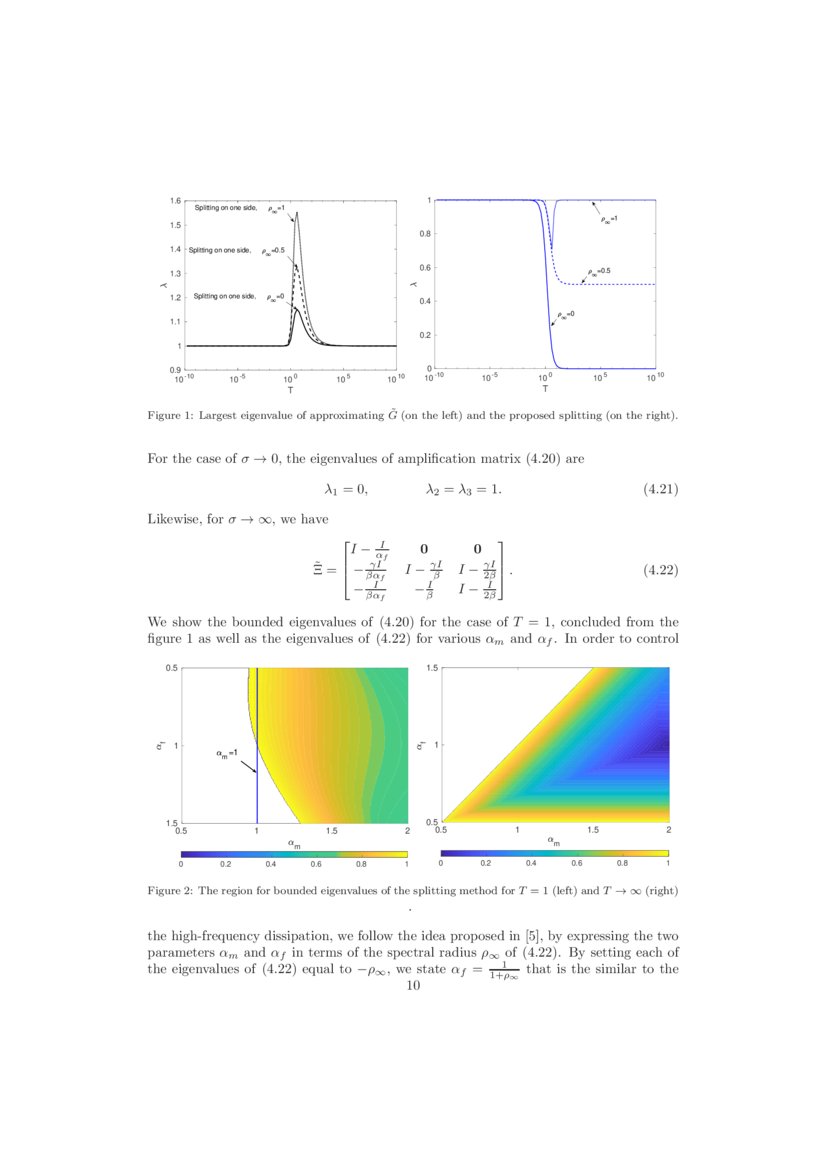 Split Generalized α Method A Linear Cost Solver For A Modified Generalized Method For Multi