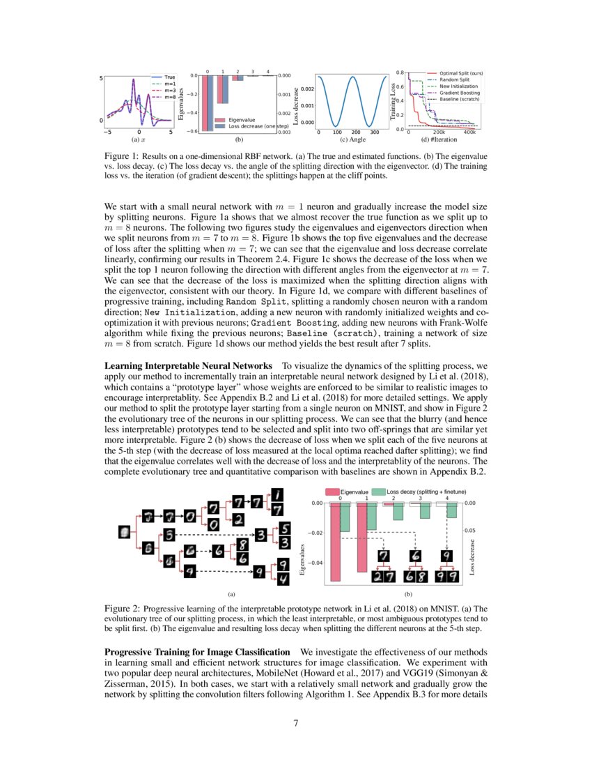 Splitting Steepest Descent for Growing Neural Architectures | DeepAI