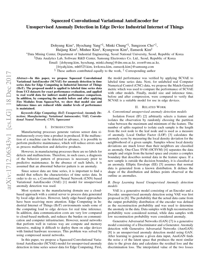 Squeezed Convolutional Variational Autoencoder For Unsupervised Anomaly