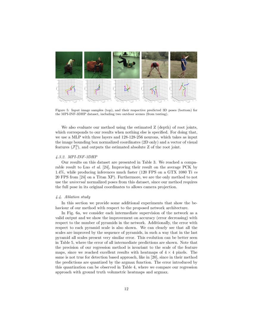 SSP-Net: Scalable Sequential Pyramid Networks for Real-Time 3D Human Pose Regression | DeepAI