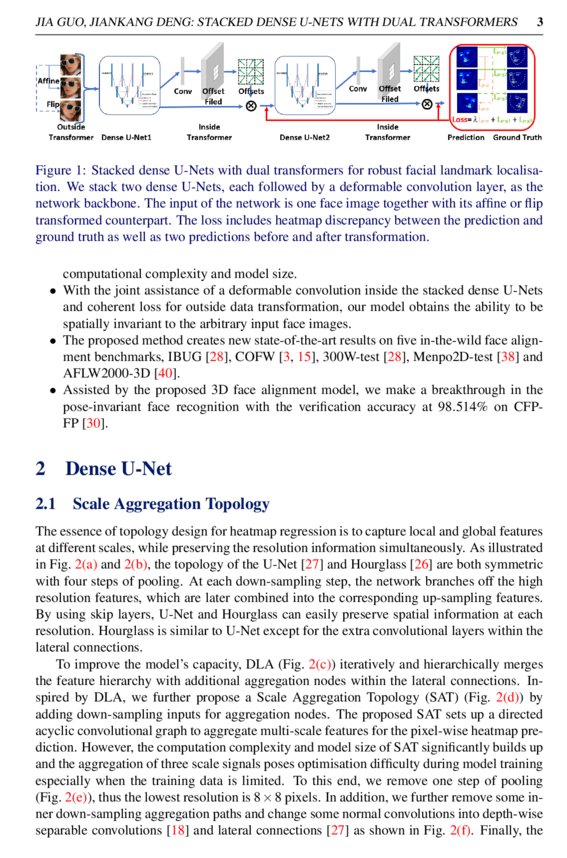 Stacked Dense U-Nets with Dual Transformers for Robust Face Alignment | DeepAI
