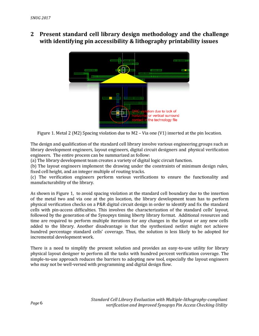 Standard Cell Library Evaluation with Multiple lithography-compliant ... Standard Cell Library Evaluation with Multiple lithography-compliant ...