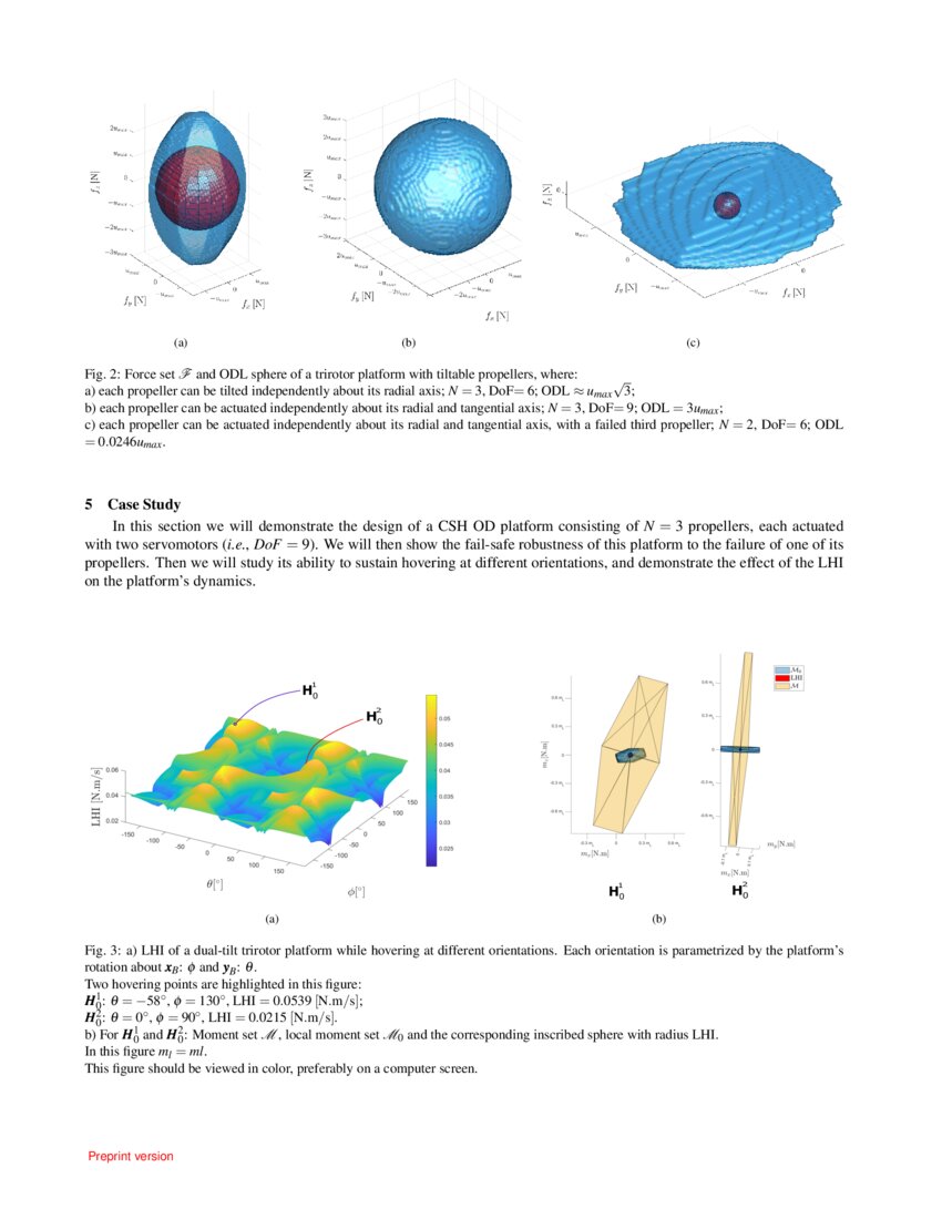 Static Hovering Realization for Multirotor Aerial Vehicles with ...