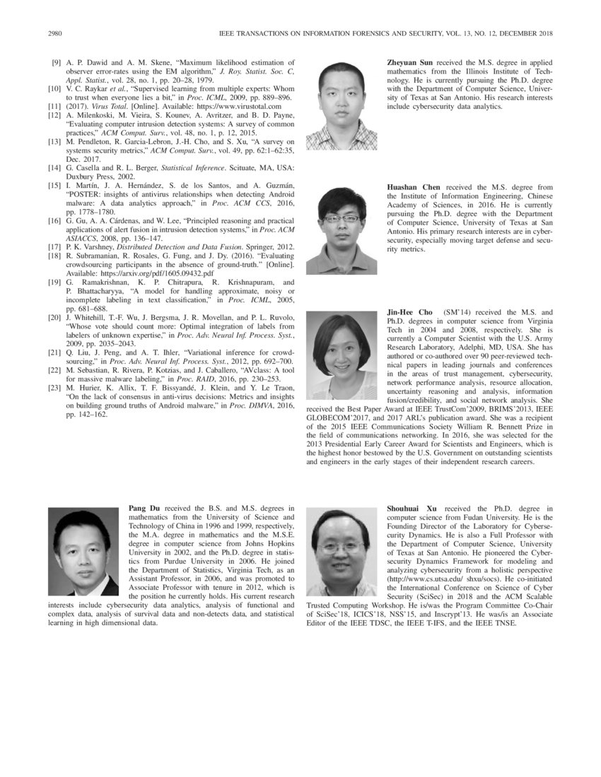 Statistical Estimation Of Malware Detection Metrics In The Absence Of Ground Truth Deepai