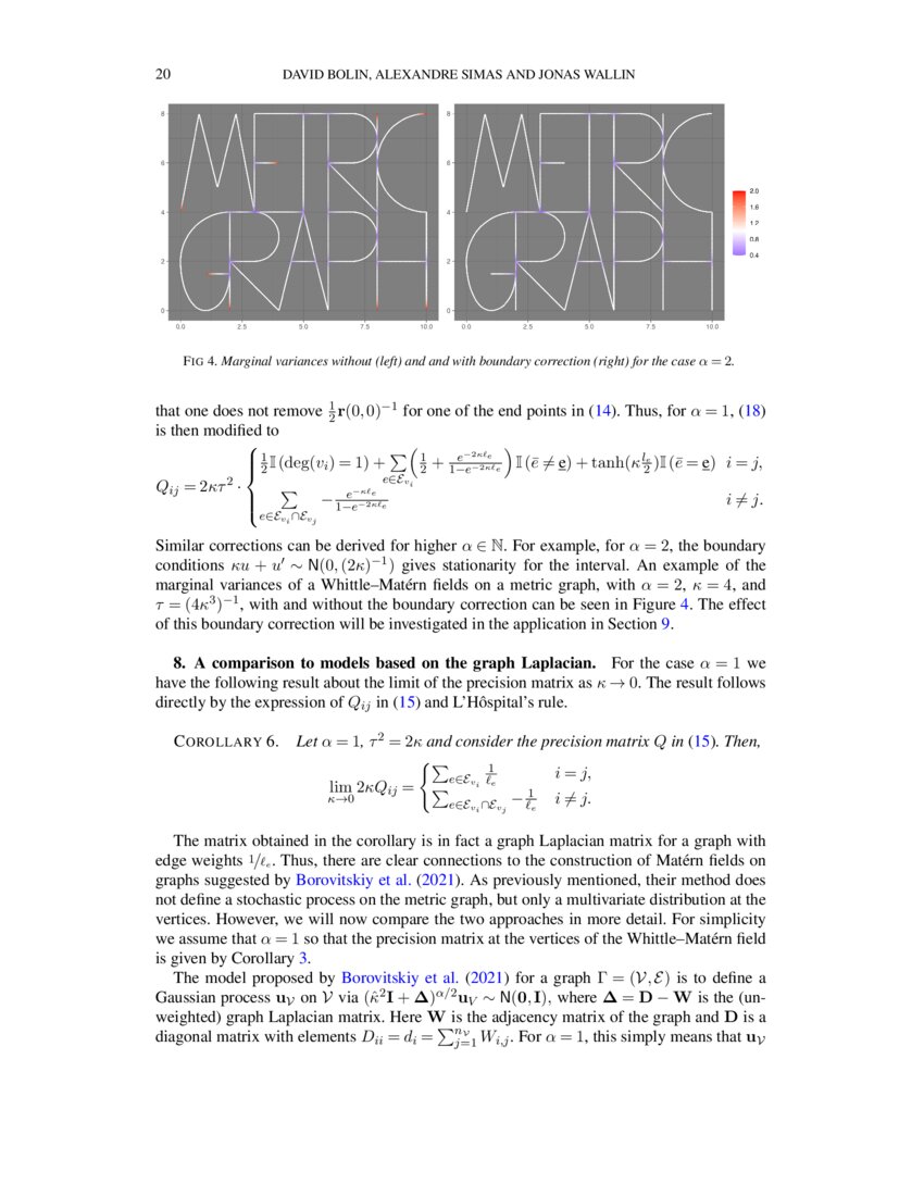 Statistical Inference For Gaussian Whittle Matérn Fields On Metric