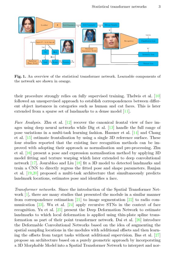 Statistical transformer networks: learning shape and appearance models via self supervision | DeepAI