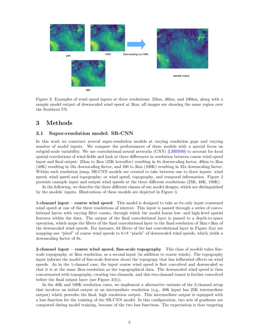 Statistical Treatment Of Convolutional Neural Network Super Resolution Of Inland Surface Wind