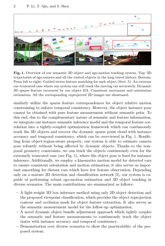 Stereo Vision Based Semantic 3d Object And Ego Motion Tracking For