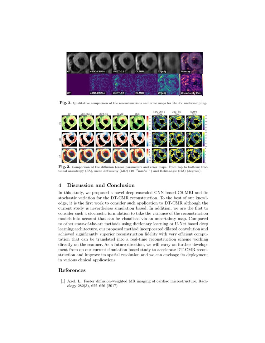 Stochastic Deep Compressive Sensing For The Reconstruction Of Diffusion
