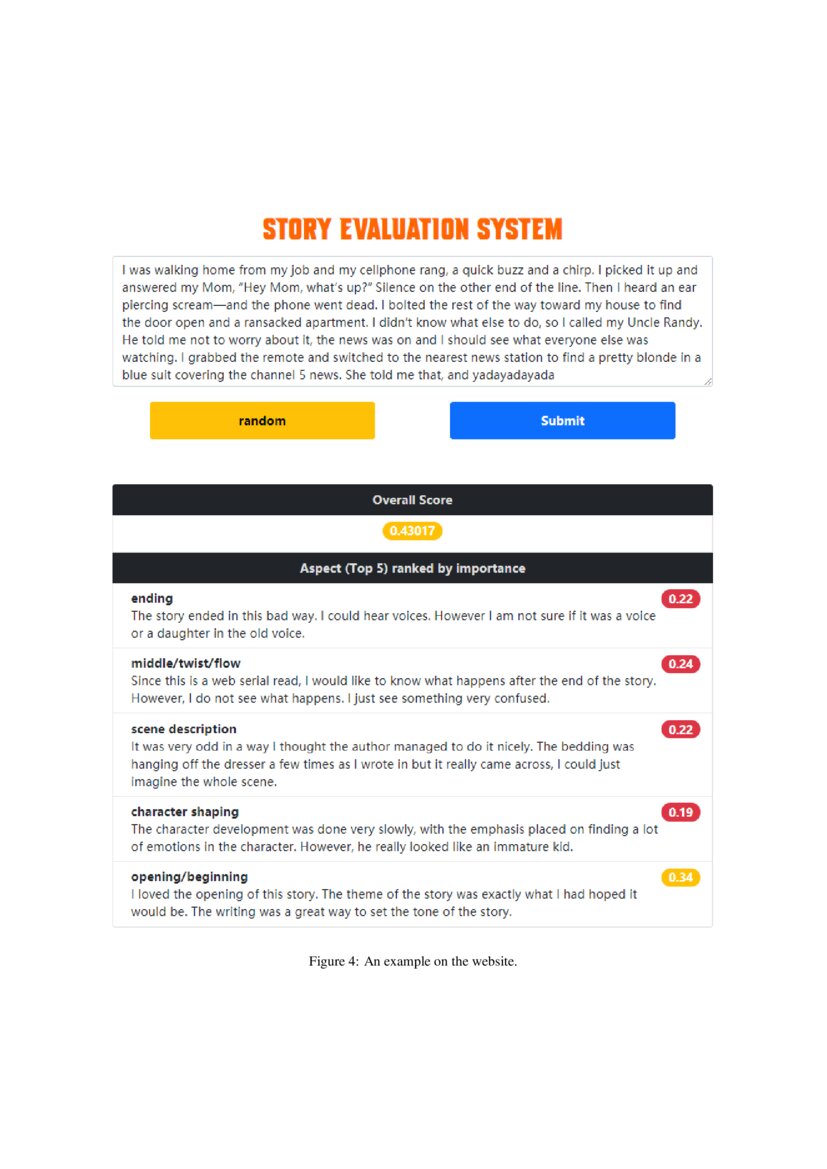StoryER: Automatic Story Evaluation via Ranking, Rating and Reasoning | DeepAI