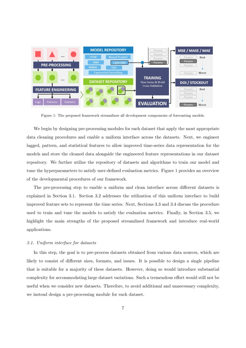 Streamlined Framework for Agile Forecasting Model Development towards ... Streamlined Framework for Agile Forecasting Model Development towards ...