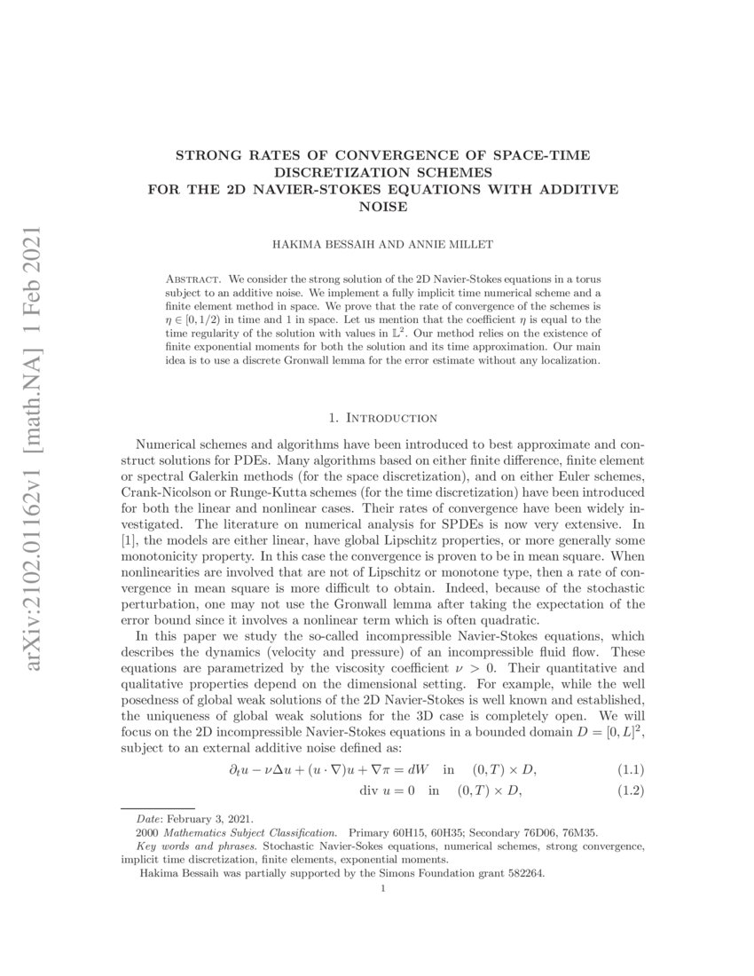 Strong Rates Of Convergence Of Space Time Discretization Schemes For