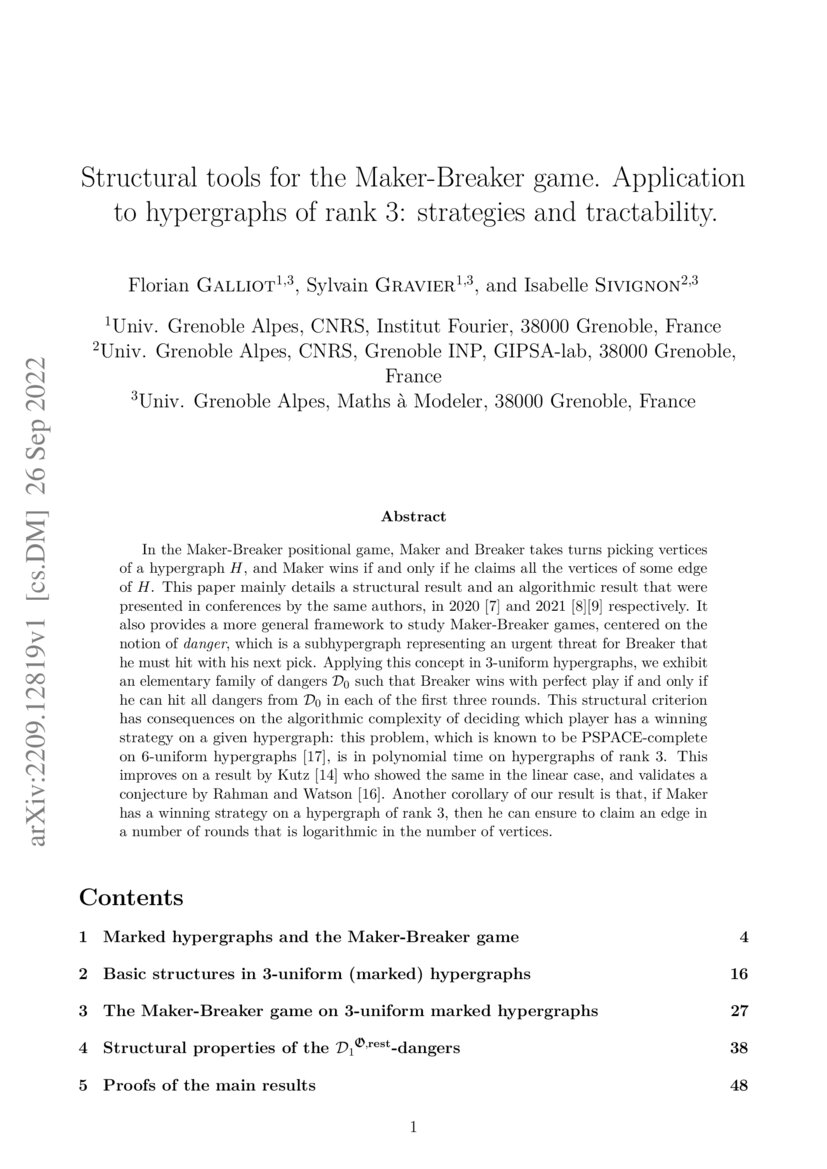 Maker-Breaker is solved in polynomial time on hypergraphs of rank 3 ...