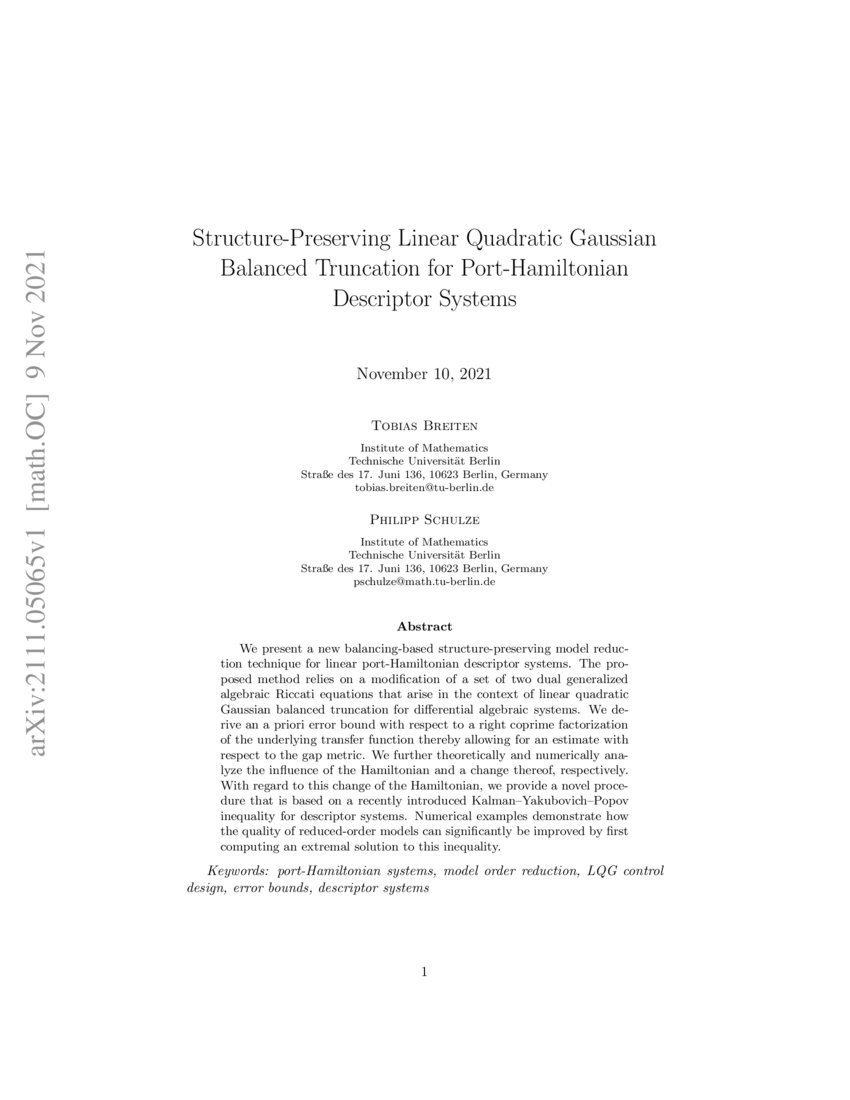 Structure Preserving Linear Quadratic Gaussian Balanced Truncation For