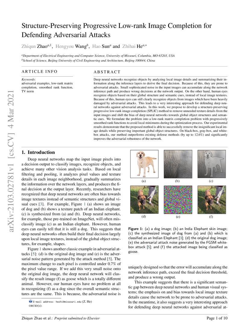 Structure-Preserving Progressive Low-rank Image Completion for ...