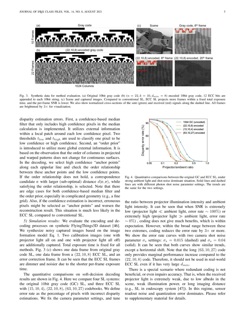 Structured Light with Redundancy Codes | DeepAI