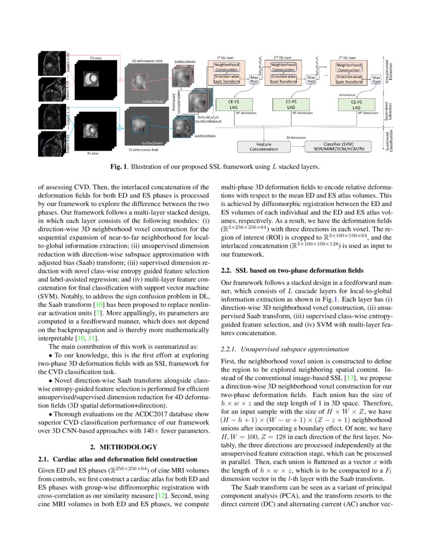 Successive Subspace Learning for Cardiac Disease Classification with Two-phase Deformation ...