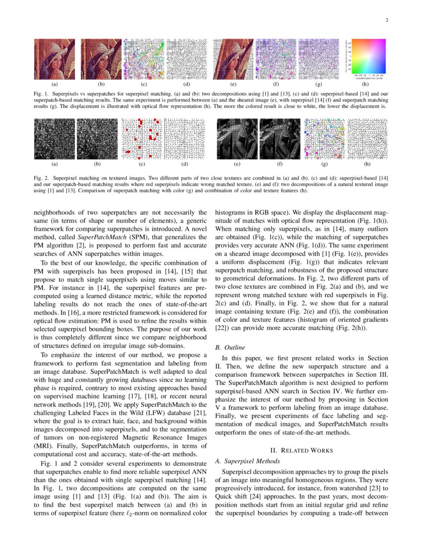 Superpatchmatch An Algorithm For Robust Correspondences Using Superpixel Patches Deepai