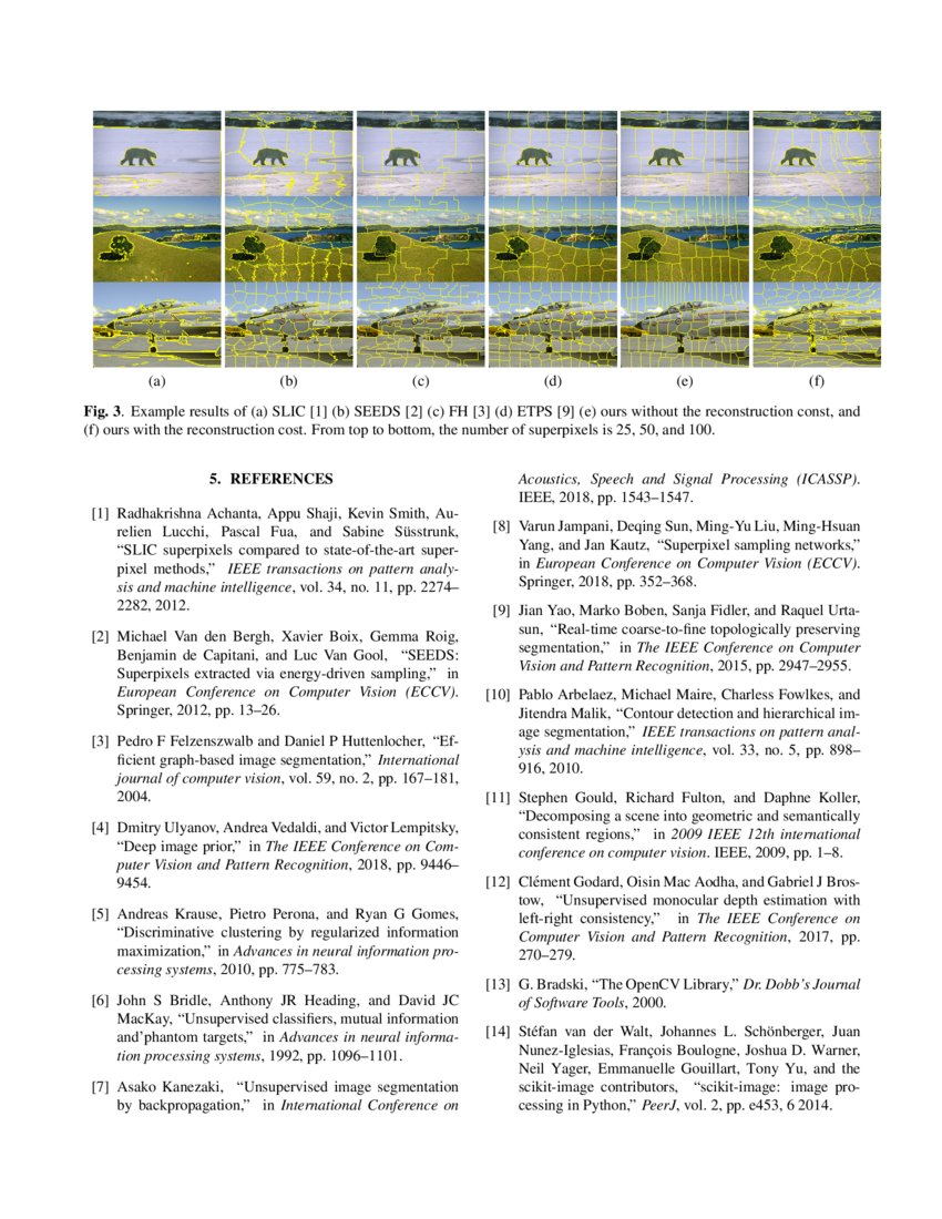 Superpixel Segmentation Via Convolutional Neural Networks With